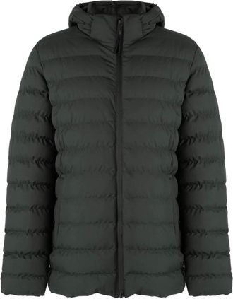 Geox Homme, Vestes, Vert, Taille: 3XL Parka matelassée avec capuche