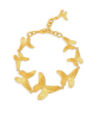 Oscar De La Renta bracelet Butterfly - Or