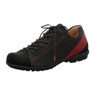 Think Think! Homme Semelle Amovible Durable Kong Chaussures basses &agrave; lacets, 000 Noir Combi, 42 EU