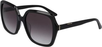 Calvin Klein Femme, Accessoires, Noir, Taille: 57 MM Lunettes de soleil