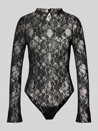Jake*s Slim Fit Body aus floraler Spitze