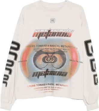 RRR123 t-shirt à imprimé graphique - GREY