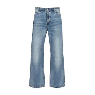Ami Homme, Jeans, Bleu, Taille: W34 Jean Coupe Large