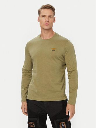 Aeronautica Aeronautica Militare Longsleeve 262TS2390UJ00372 Gr&uuml;n Regular Fit