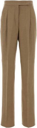 Max Mara Femme, Pantalons, Brun, Taille: 38 FR Bate Straight Pantalons