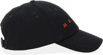 Marni CLZC0108S0_UTC31100N99 Baseball Cap - Black
