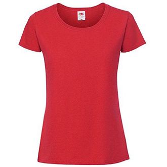 Fruit Of The Loom t-Shirt - Femme (2XL) (Rouge)