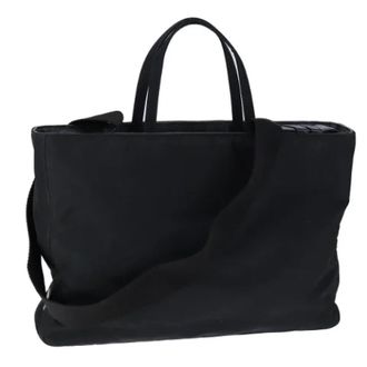 Prada Pre-owned Nylon handtaschen - - Pre-owned - Damen - Schwarzk - ONE SIZE