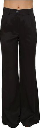 Nenette Femme, Pantalons, Noir, Taille: 44 FR Wide Pantalons