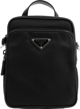 Prada Re-Nylon and Saffiano Leather Shoulder Bag