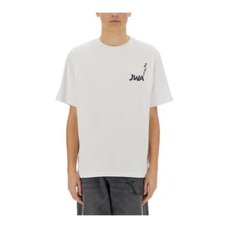 J.W.Anderson JWA Back Print T-Shirt - - Tops - Herren - Wei&szlig; - XL