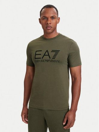Emporio Armani T-Shirt 7M001412 AF22264 U7014 Dunkelgr&uuml;n Regular Fit