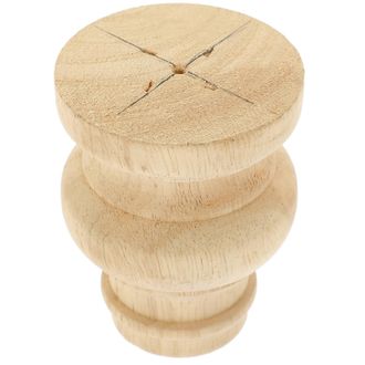 SOLUSTRE Runde Holzmöbelfüße 10X8cm aus Robustem Holz Stabile Sofabeine und Schrankfüße Als Ersatz Vielseitig für Sofa Couchtisch und TV Möbel