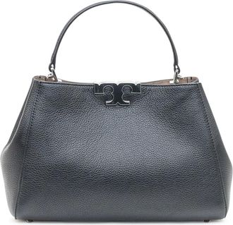 Tory Burch Femme, Sacs, Noir, Taille: ONE Size Eleanor Pebbled Medium Satchel