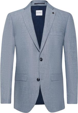 Roy Robson Einreihiges Sakko mit Leinen und fallendem Reverskragen in