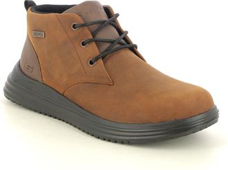 Skechers Hands-free Slip-ins PROVEN CONKLIN, Stiefelette, Dark Brown Leather