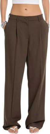Guess Femme, Pantalons, Brun, Taille: W27 Wide Pantalons