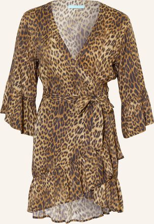 Melissa Odabash Wickelkleid Tegan Mit 3/4-Arm braun