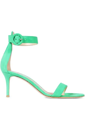 Gianvito Rossi sandales Portofino 70 mm à boucle - Vert