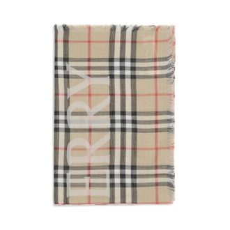 Burberry Luxuri&ouml;ser- weicher Wollschal - - Accessories - Herren - Beige - ONE SIZE