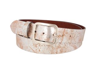 MGM Damen Soft Glam G rtel, Silber (Silber-used 1), 95 cm (Herstellergr&ouml;&szlig;e: 95) EU