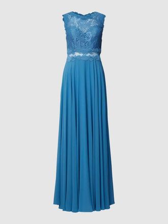 Mascara Abendkleid mit floralen Stickereien