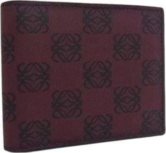 Loewe Portefeuille Bi-Fold Pre-owned - Homme - Pre-owned - Rouge - Taille: ONE Size