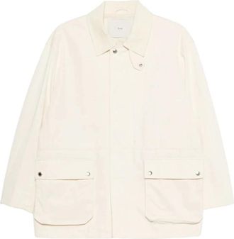 Dunst Femme, Vestes, Blanc, Taille: 36 FR Veste &agrave; Poches &agrave; Rabat et Col