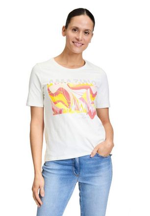 Betty Barclay Kurzarmshirt Damen mit Placement (1-tlg) Glitzersteine