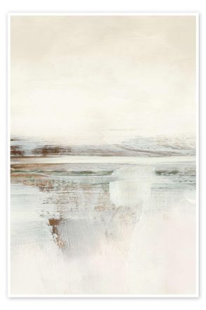 Posterlounge Calm II Poster von Dan Hobday 70 x 100 cm Beige Wandbilder Wanddeko
