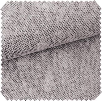 Novely WESSELN - Extravaganter M&ouml;belstoff mit Netzmuster - Robuster Velours Polsterstoff - Pflegeleichte Meterware 1lfm (12 Zart Rosa Grau)