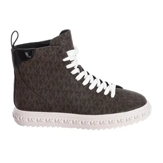 Michael Kors Grove Leder High Top Sneaker - - Shoes - Damen - Braun - 37 EU