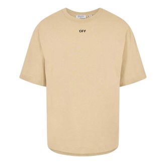 Off-white Off White - Skate T-Shirt f&uuml;r Herren, Rundhalsausschnitt (Braun/Schwarz)
