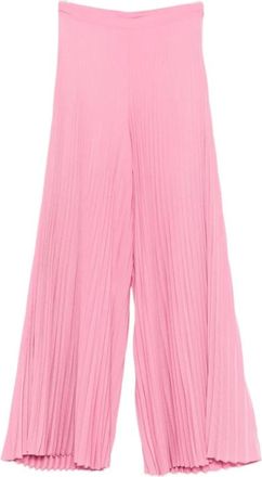 Twinset Femme, Pantalons, Rose, Taille: 38 FR Wide Pantalons