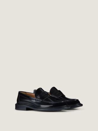 Givenchy Polished Leather Loafer - Black