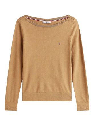 Tommy Hilfiger pull en coton - Marron