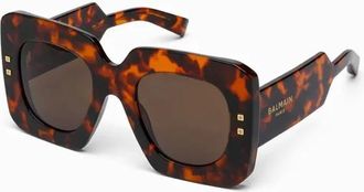 Balmain Femme, Accessoires, Brun, Taille: 51 MM Lunettes de soleil