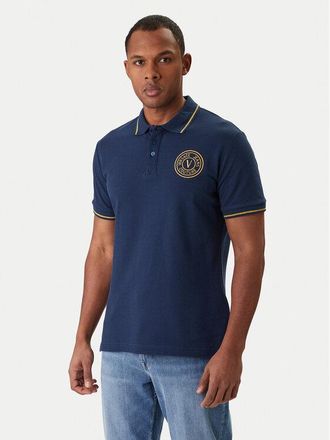 Versace Jeans Couture Poloshirt 80GAGT03 CJ01T Blau Regular Fit