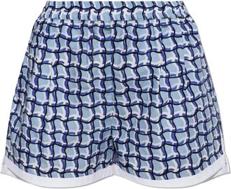 Marni Femme, Shorts, Bleu, Taille: 36 FR Patterned Shorts