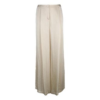 Marella Silicio Wide Hosen - - Trousers - Damen - Beige - L