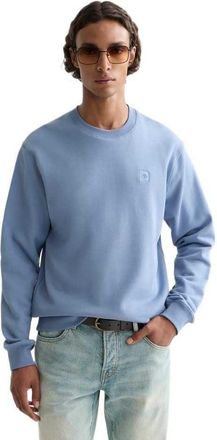 Scotch & Soda Herren Essential Badge Logo Crewneck Sweatshirt, Infinity, XL