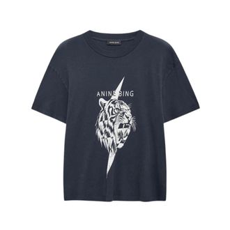 Anine Bing Femme, Tops, Bleu, Taille: 38 FR T-shirt Wagner