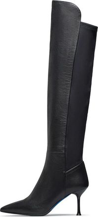 Loriblu Femme, Chaussures, Noir, Taille: 38 EU Bottes cuissardes en cuir Nappa