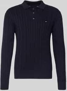 Tommy Hilfiger Regular Fit Strickpullover aus reiner Baumwolle