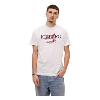 Iceberg Homme, Tops, Blanc, Taille: 2XL T-Chemises