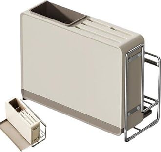 Generico Support pour blocs de cuisine, support pour ustensiles de cuisine, grand bloc de rangement peu encombrant, étagère de rangement creuse multifonction i