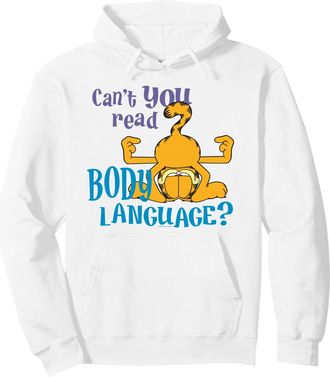 Garfield House Cat, K&ouml;rpersprache, Comedy-Meme, klassischer Zeichentrickfilm Pullover Hoodie