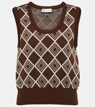 Tory Sport Pullunder aus Jacquard