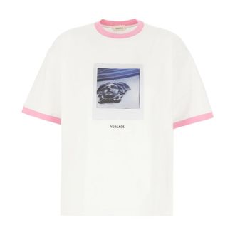 Versace T-Shirt - - Tops - Damen - Wei&szlig; - XS
