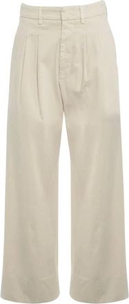 Dondup Pantalone Eloise - Femme - Pantalons - Beige - Taille: 38 FR